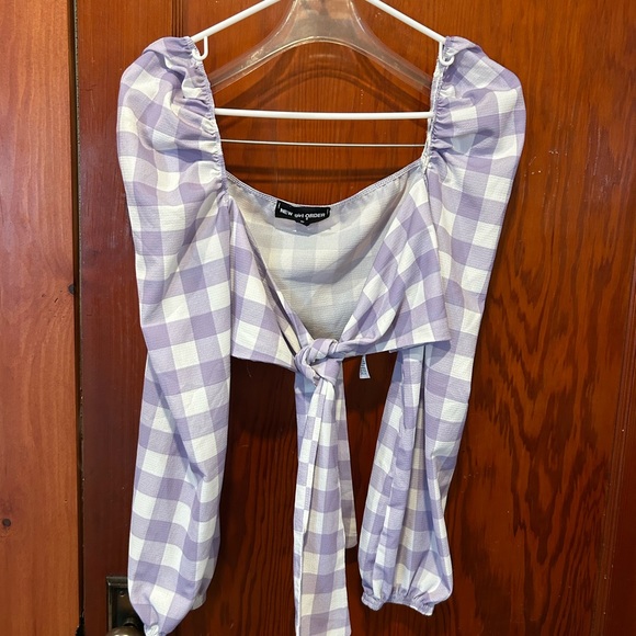 Dolls Kill | Tops | Dolls Kill New Girl Order Purple Crop Top With ...